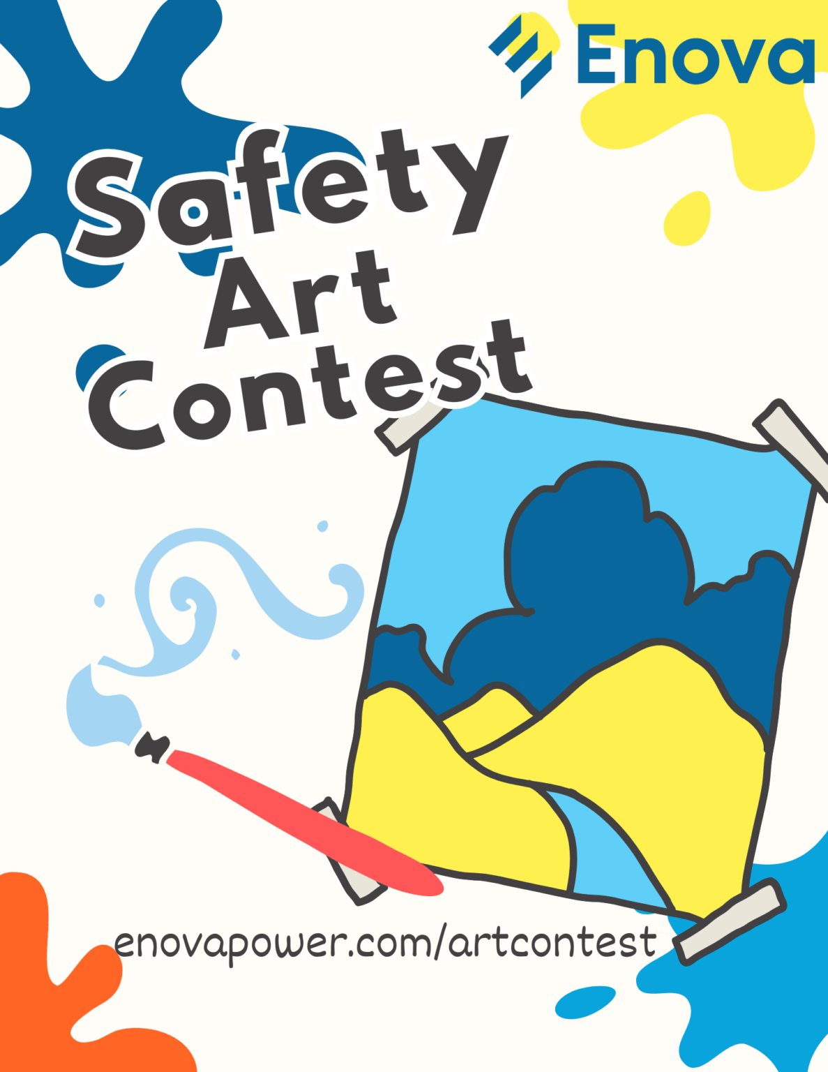 2025 Elementary School Electrical Safety Art Contest - Enova Power
